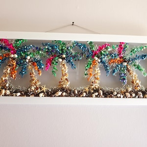 Crystal Ocean Wave Window/rustic Beach Wall Hanging/resin Wave Window ...