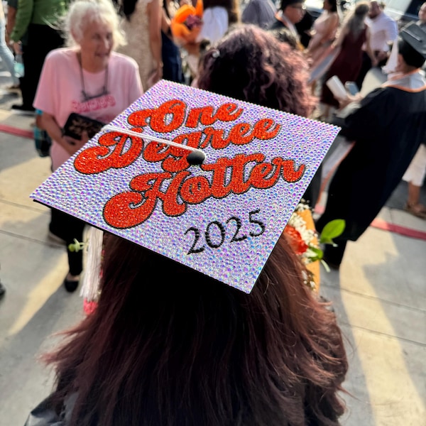 Rhinestone Graduation Cap/topper - Etsy