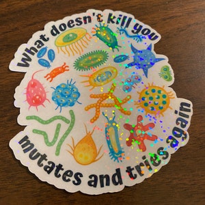 Staph Meeting Sticker, Bacteria Humor, Microbiology, Infectious Disease ...