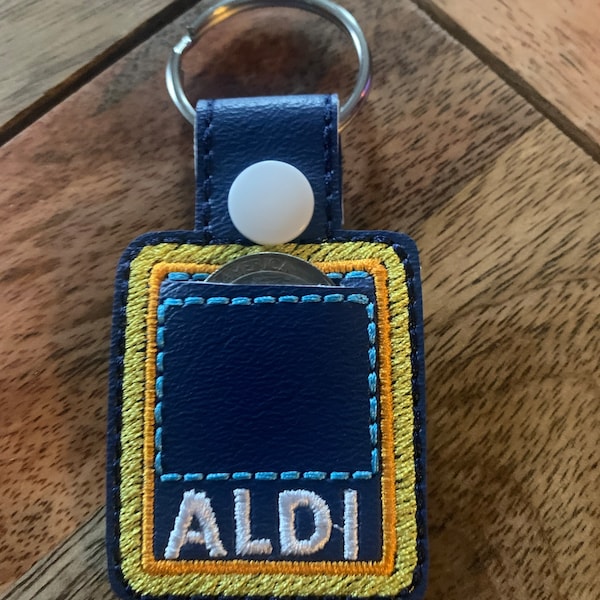 Aldi Keychain, Quarter Keeper, Aldi Quarter Holder, Aldis, Aldi, Keyfob ...