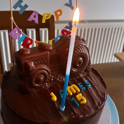 Chocolate Tractor, 3D Chocolate Tractor, Gift for Farmers, Handmade ...