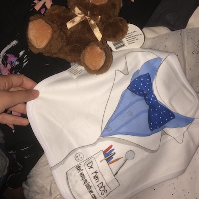 Personalized Dentist or Doctor Bib, Bib for Mom or Dad Doctor, Don't ...