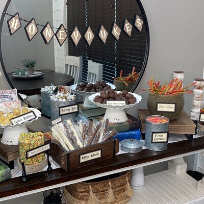 Halloween Dessert Table Sign Halloween Candy Bar Sign - Etsy