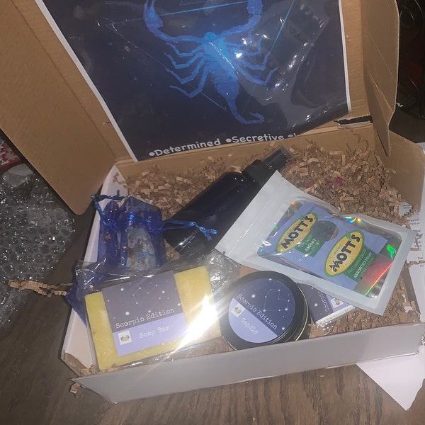 Scorpio Horoscope Box - Etsy
