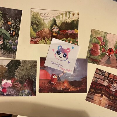 Animal Crossing Leif Animal Crossing Postcard Print ACNH Animal ...