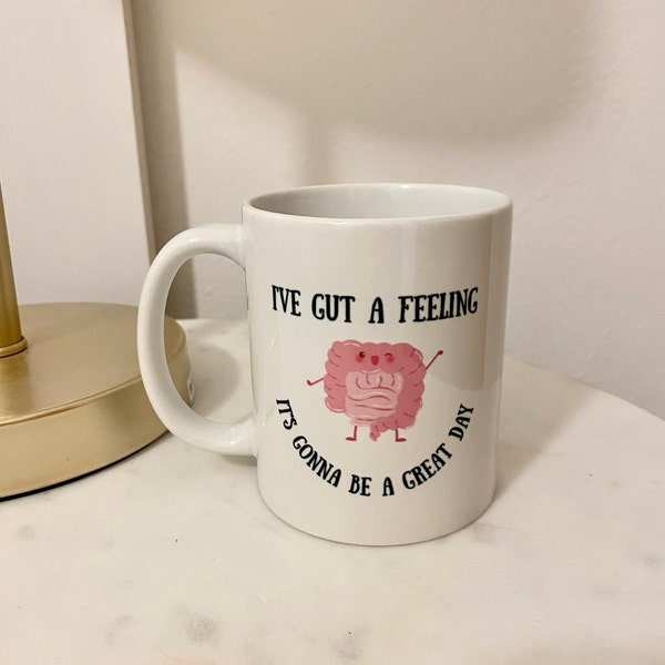 GI Mug, Stomach Doctor, Colorectal Surgeon Gift, Gut Feeling, Medical ...