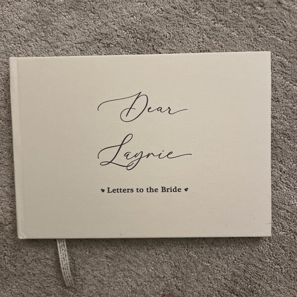 Custom Letters to the Bride Scrapbook, Hen Do Scrapbook, Bridal Shower ...
