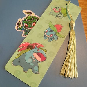 Pokemon Bookmarks // Charizard Bookmark Blastoise Venusaur - Etsy UK