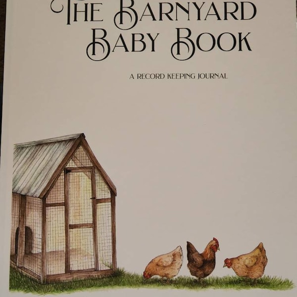 Farm Baby Book Barnyard Baby Book Best Baby Book Journal Baby Memory ...