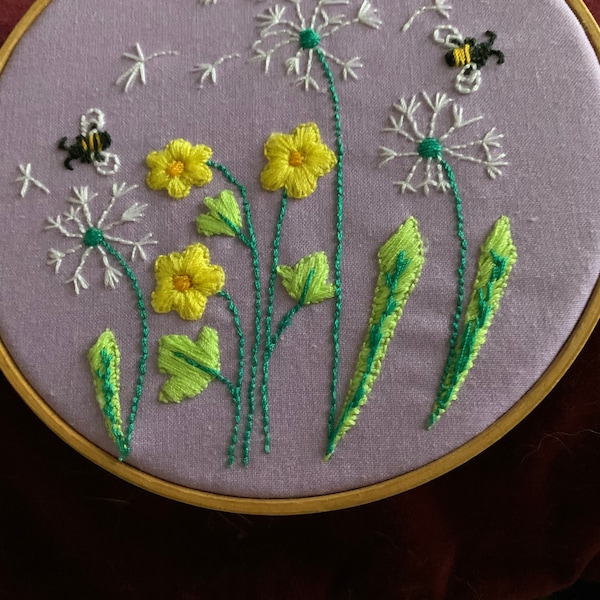 Embroidery Pattern PDF. Modern Embroidery Pattern Download. Modern ...