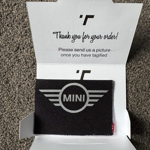 Mini Car Tag - Personalised - Etsy
