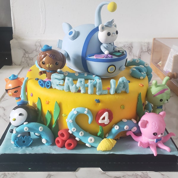 Octonauts Birthday Cake Topper, Personalised - Etsy