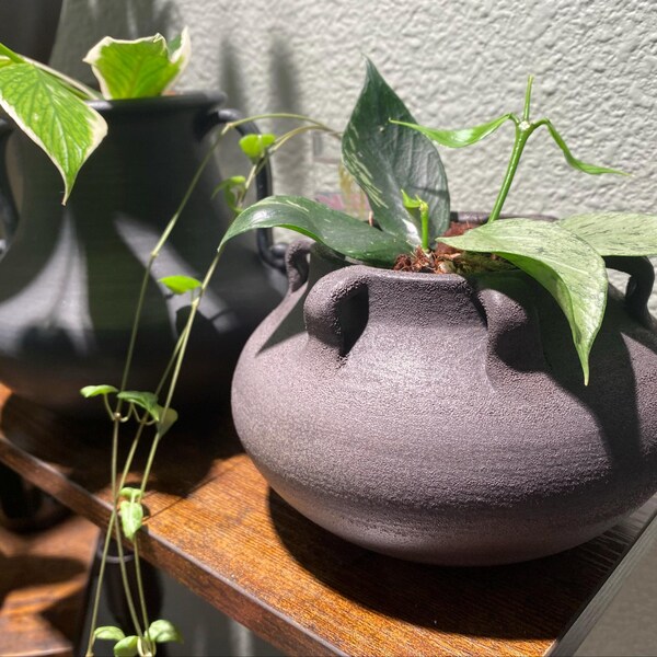 Raw Speckled Clay Planters - Etsy