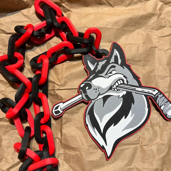 BIG CHAIN Sports Logo Necklace, Turn Over Chain, Player of the Game ...