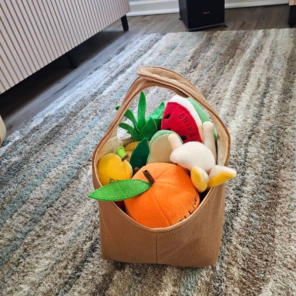 Fruit Pdf Pattern, Plush Toy Pdf Sewing Pattern, Fleece Fruit, Play ...