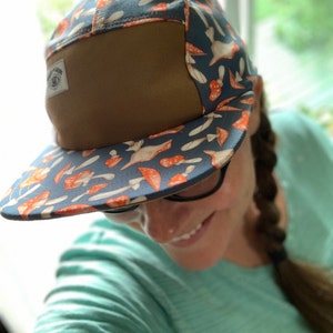 Handmade 6 Panel Hat Triangle Front Baseball Cap Waxed | Etsy