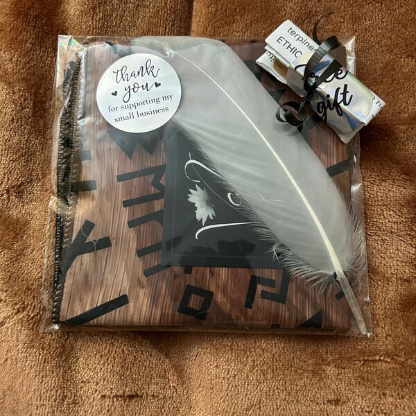 Wooden Pendulum Board With Butterfly Divination Energy Plate Healing ...