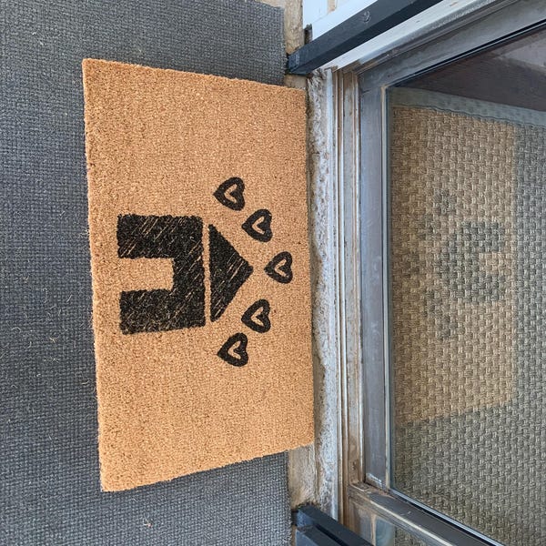 Custom Dorm Decor Dorm Doormat Welcome to Our Dorm Custom Door Mat ...