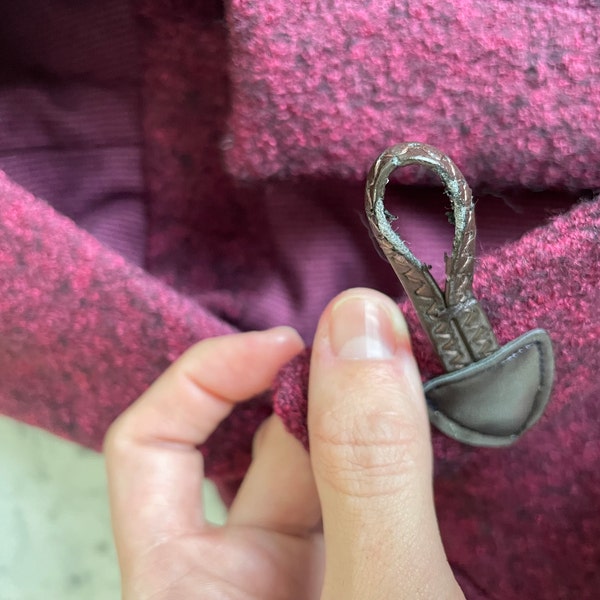 Small Leather Toggle Closures for Children's Clothes, Made in Italy - Etsy