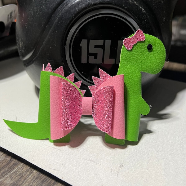 Bronto Dinosaur Bow SVG, Dino Bow SVG, Dino Party Fun Bow, Svg Files ...