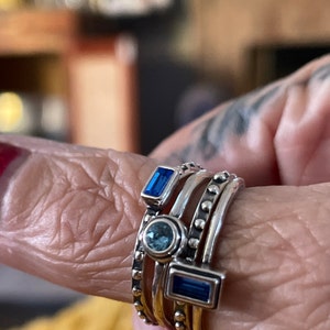 Gold Stackable Ring Set Design Your Own Family Ring Stack - Etsy UK