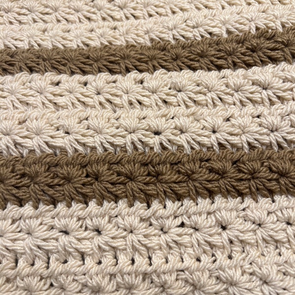 CROCHET BLANKET PATTERN Chunky Star Stitch Crochet Blanket - Etsy Canada
