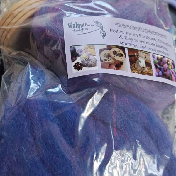 Drop Spindle Kit for Beginner W/ Fiber Top Whorl Handspinning Spindling ...