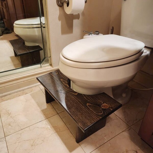 Potty Stool Poop Stoop Toilet Stool Bathroom Stool Farmhouse Style ...