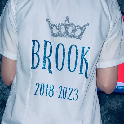 Personalise Your Leavers Shirt at Home School Leavers Day Personalise ...