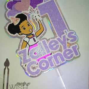 Asha 3D Personalized Cake Topper Perfect for Themed Parties - Etsy