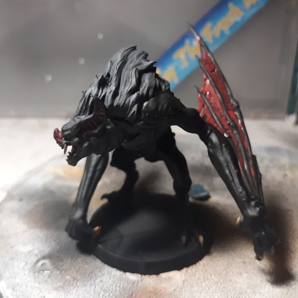 Feral Vampire - Dnd Monster - Varghulf - Undead Evil - 32mm | 28mm ...