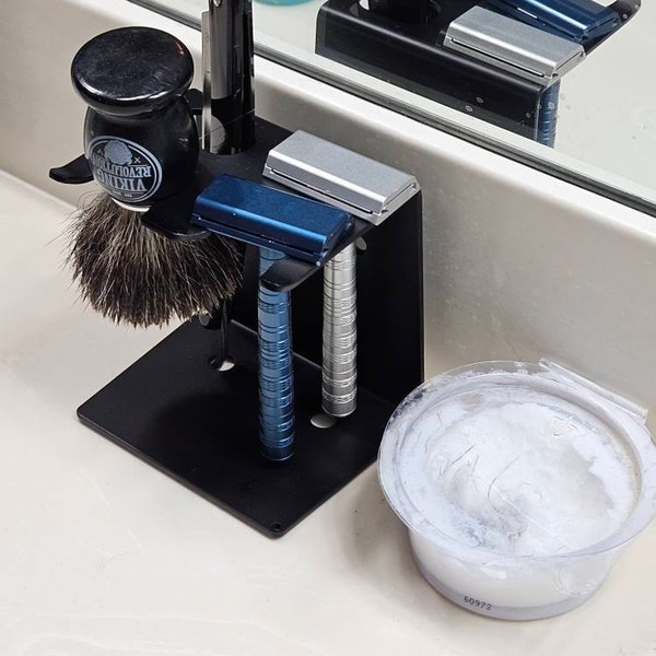 Brush & Razor Stand - Etsy