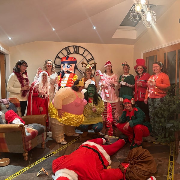 Who Killed Santa? Christmas Murder Mystery Game || Holiday Murder ...