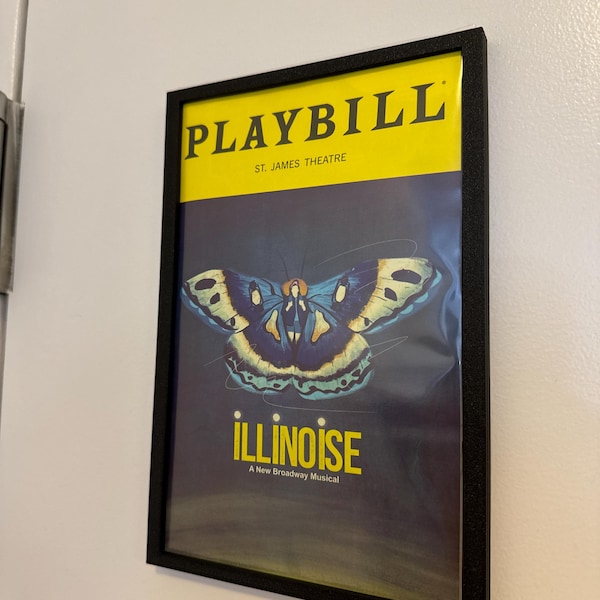 Theatre Program Display Frame | Broadway Program Wall Art | Lightweight ...