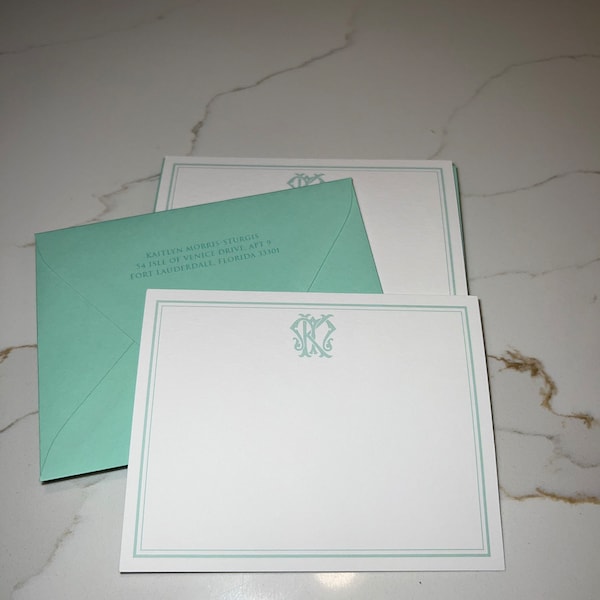 Personalized Stationary, Monogram Stationary, Custom Monogrammed ...