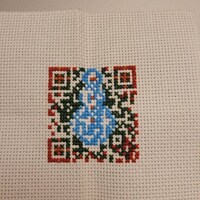Last Christmas QR Code Cross Stitch Pattern, Plays Wham! Song on ...