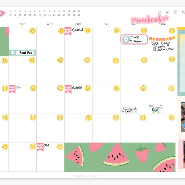 February Digital Stickers, 500+ Digital February Sticker Set ...