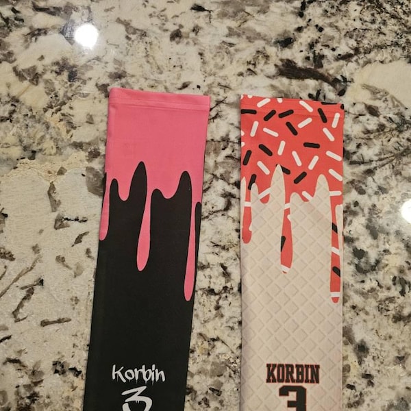 Custom Paint Drip ARM Sleeves for Kids and Adults, Personalized Arm ...