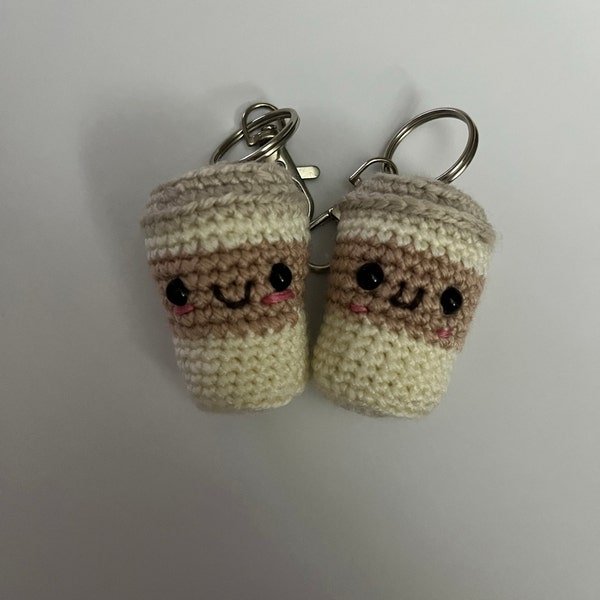 Kawaii Coffee Keyring Takeaway Cup Crochet Pattern [PATTERN ONLY] - Etsy