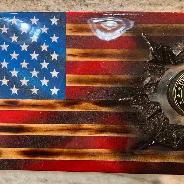 Thin Blue Line American Flag Split Professional Grade Custom American ...