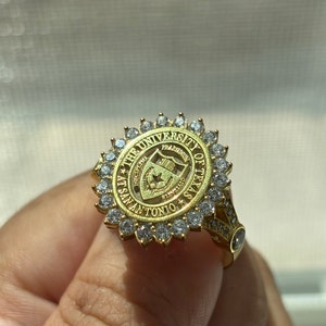 College Ring, University Ring, Graduation Gift, Graduation Ring, Woman ...