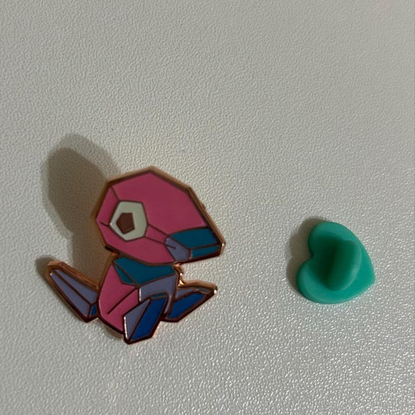 Porygon Glow-in-the-dark Hard Enamel Pin - 1in. - Etsy