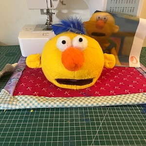 Oval Shaped Puppet Head Fabric Pattern - Etsy