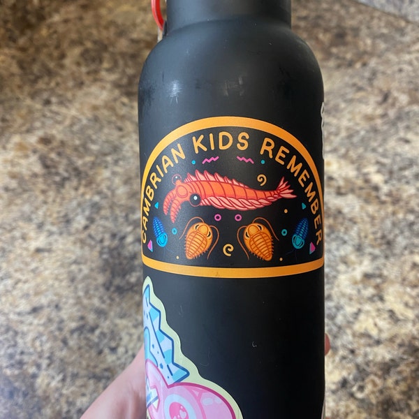 Cambrian Kids Remember Sticker / Cambrian Period / Anomalocaris ...