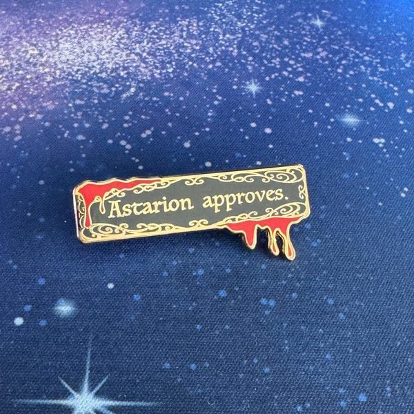 BG3 Companion Approval Badge Enamel Pins | Astarion, Karlach, Gale ...
