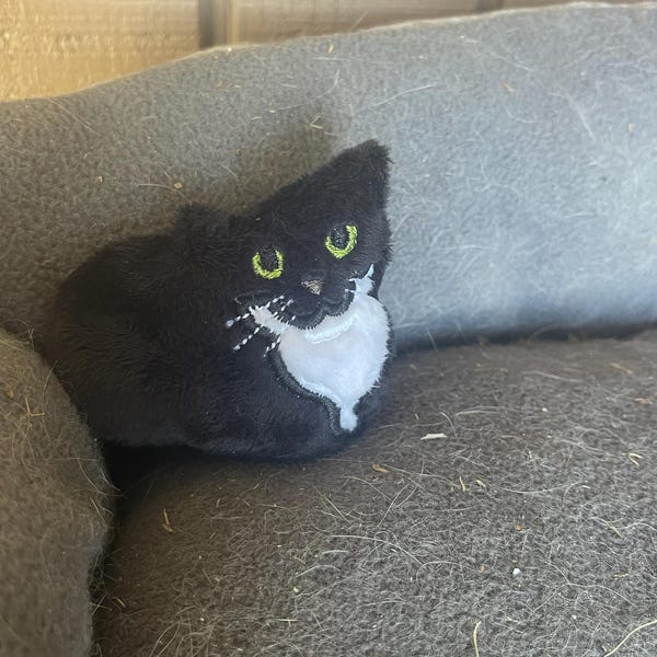 Pop Cat Meme Plush Keychain - Etsy