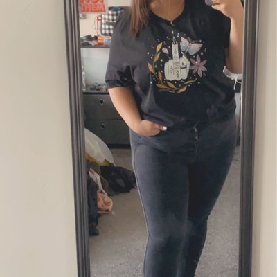 Fearless and Powerful Shirt Witchy Hands Witch Shirt Floral - Etsy