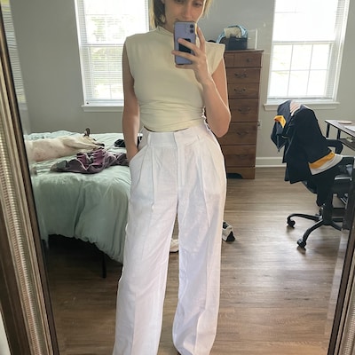 White 3 Piece Wedding Suit Bridal Suit Wedding Pantsuit for Bride 4 ...