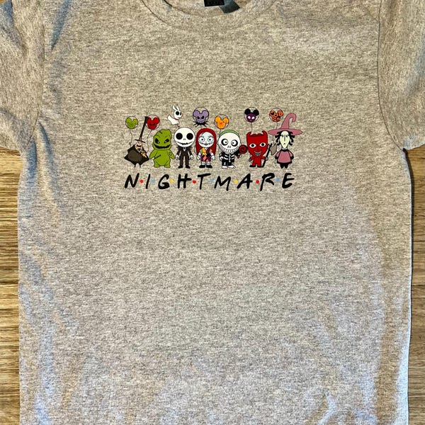 Stitch and Jack Skellington Christmas DTF Transfers Ready to Press ...