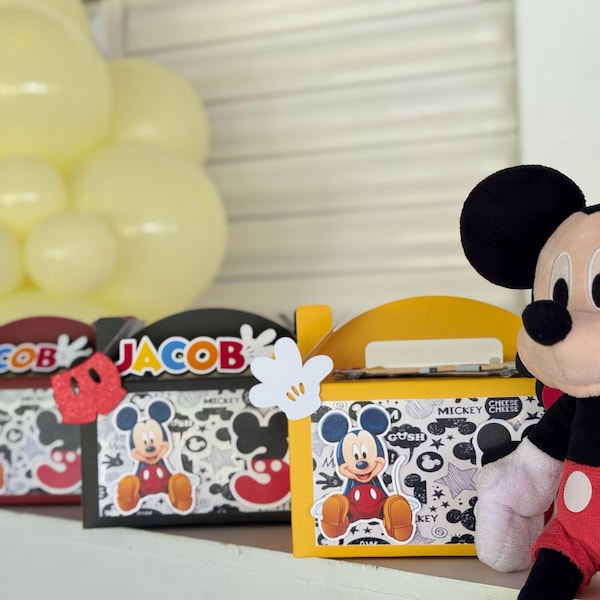 Inspired Mickey Mouse Clubhouse Boxes, Mickey Mouse Treat Box, Mickey ...
